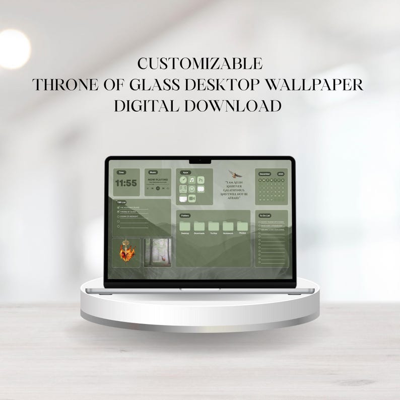 Throne of Glass Desktop Wallpaper | Booktok Computer Screensaver ...