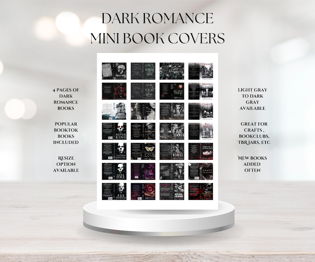 Dark Romance Mini Book Covers | 200+ Dark, Mafia & Spicy Reads (digital ...