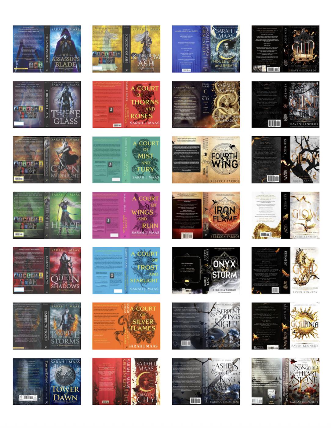 300+ Fantasy Romance Mini Book Covers | DIY Bookish Crafts (digital ...