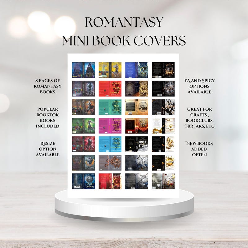 Romance Book Cover Mini - Etsy