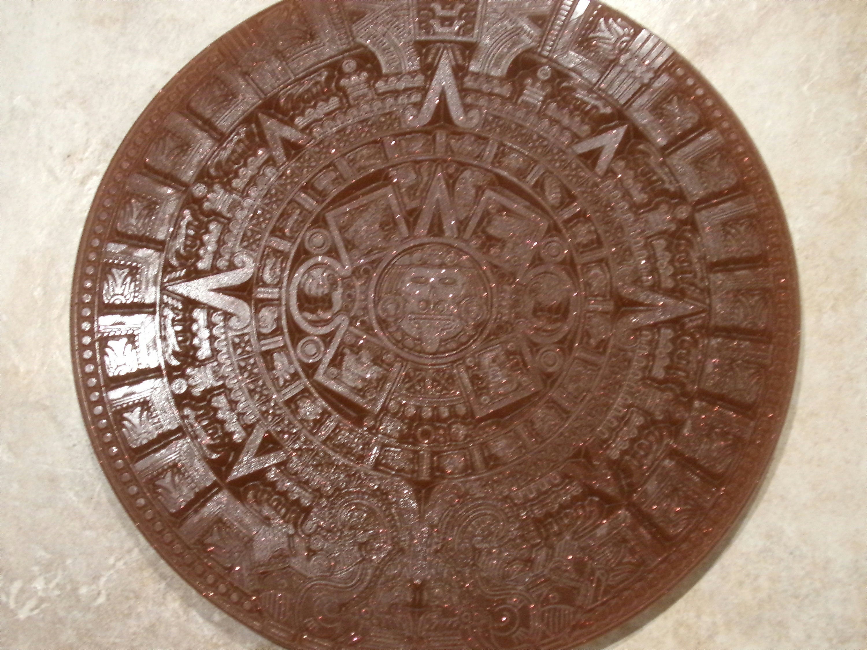 Aztec Calendar "14 Plaque Wall Decor Sign - Etsy