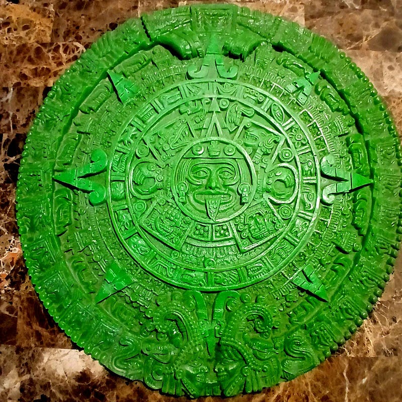 Aztec Sun Stone - Etsy