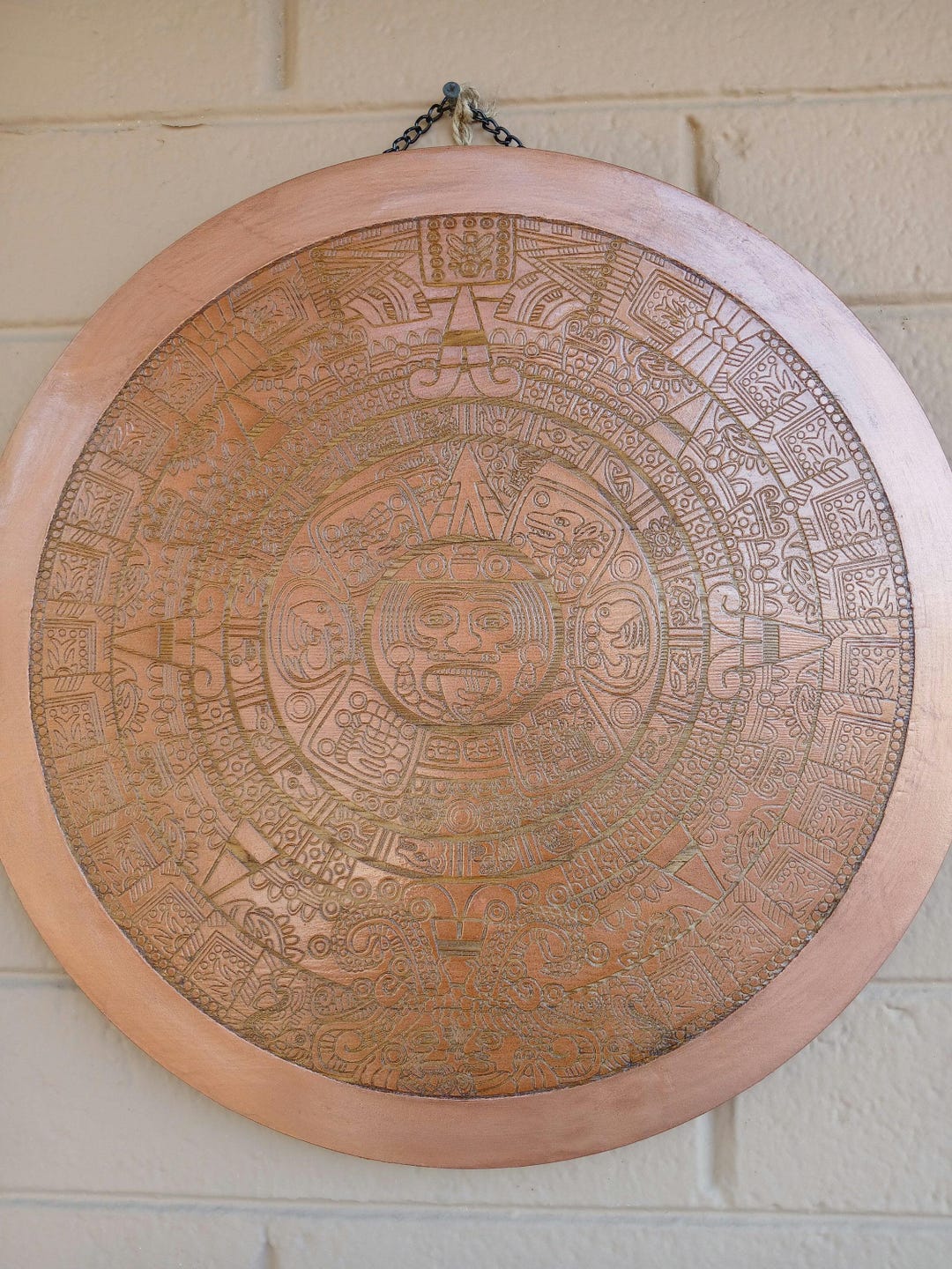 18 " Aztec Calendar Wall Plaque - Etsy