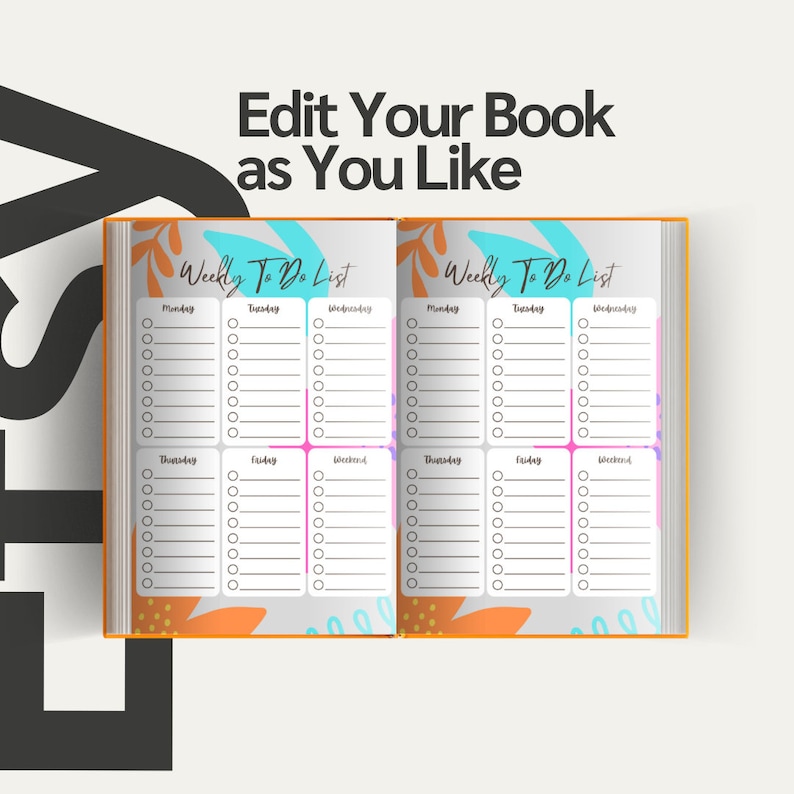 To Do List Printable Goodnotes Template Grocery Lists iPad Planner - Etsy