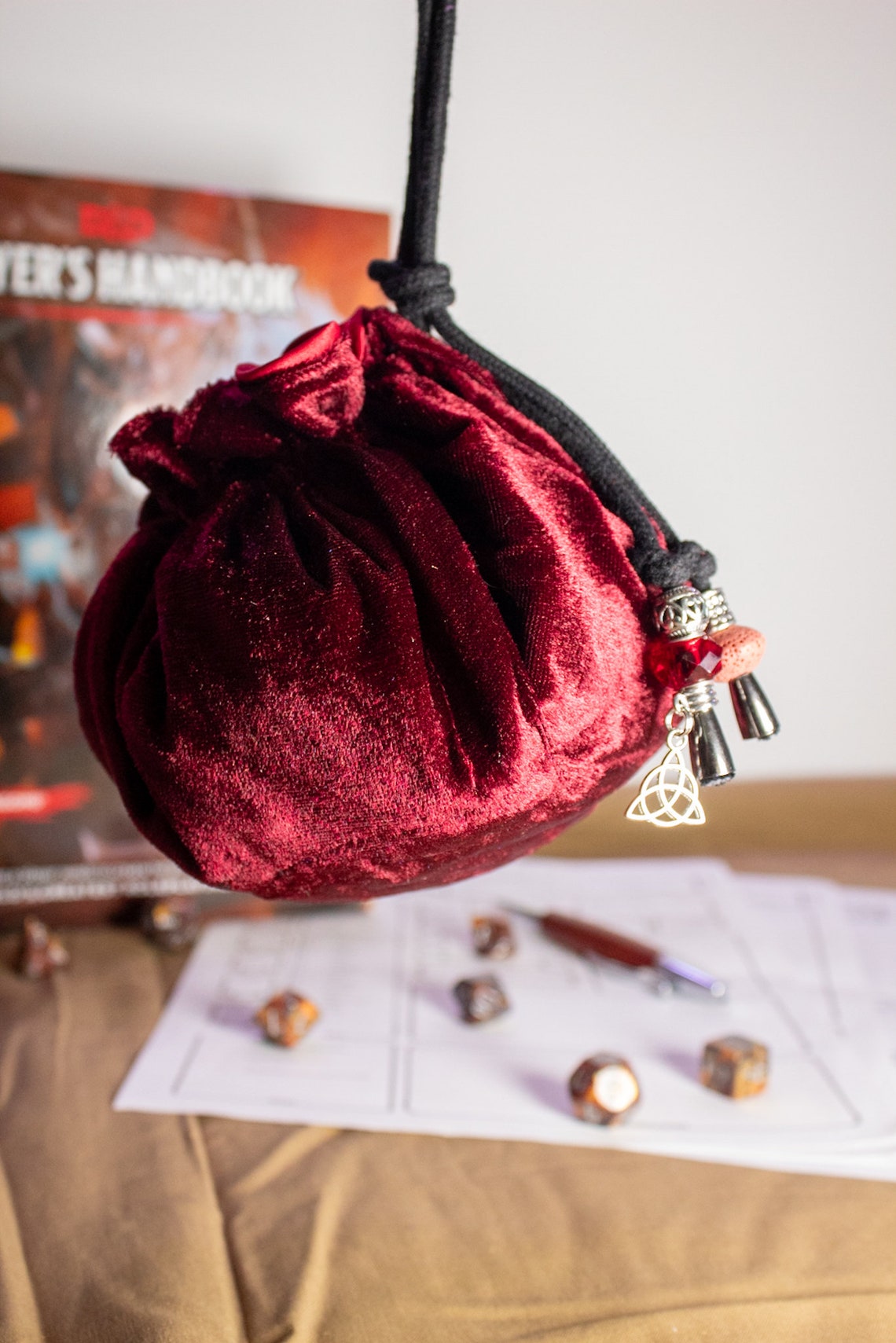 Deluxe Red Dice Pouch - Match Your Pouch to Your Class! - Etsy