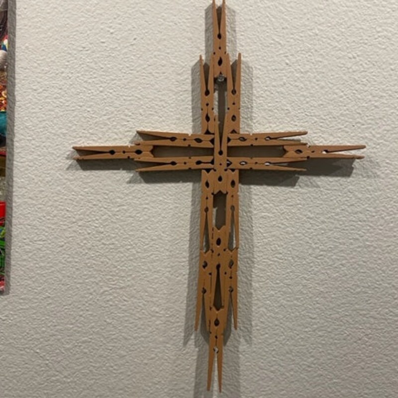 Clothespin Cross - Etsy