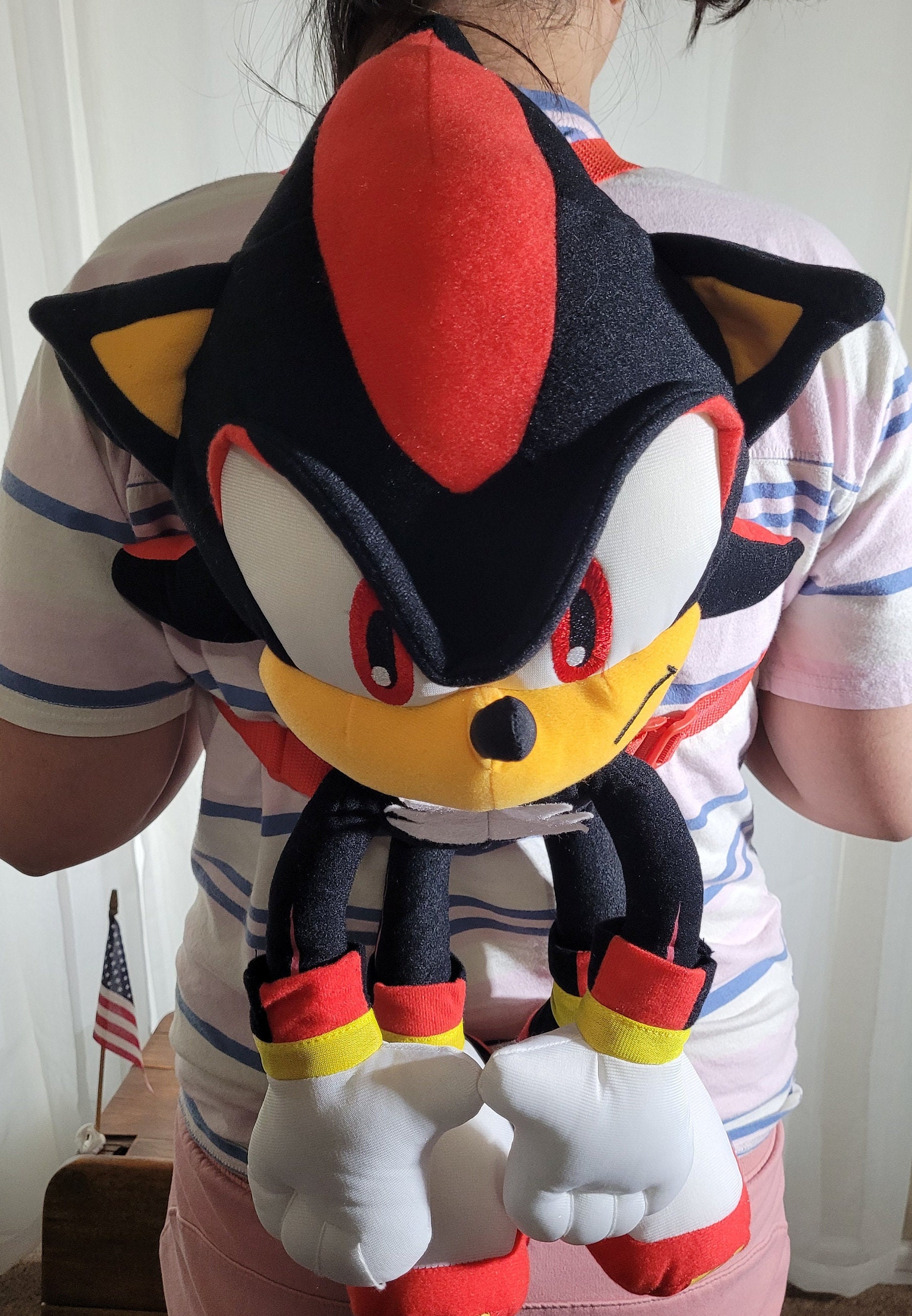 Shadow the Hedgehog 22 Inch Plush Backpack Cleaned Nice Shape TM - Etsy