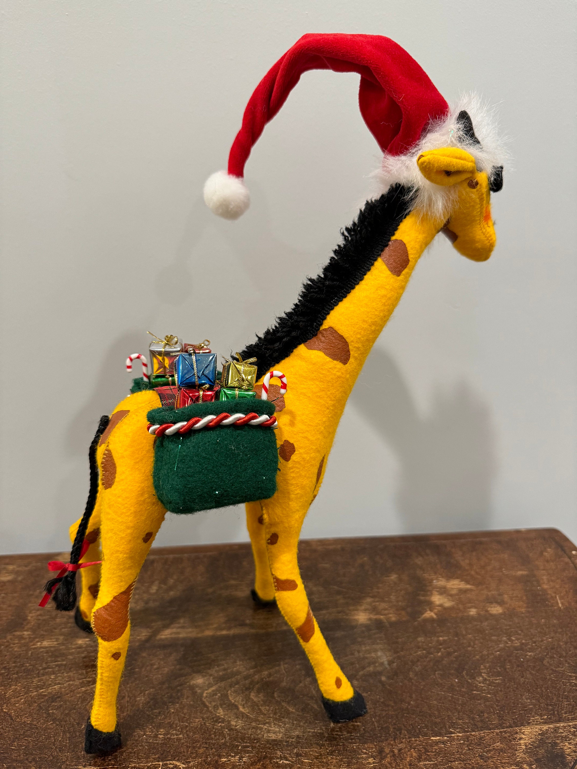 Annalee Christmas Giraffe With Presents Saddle Bag - Etsy