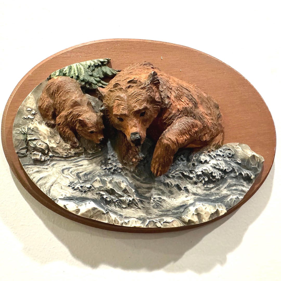 Vintage Avon Bears Wall Decor Plaque - Etsy