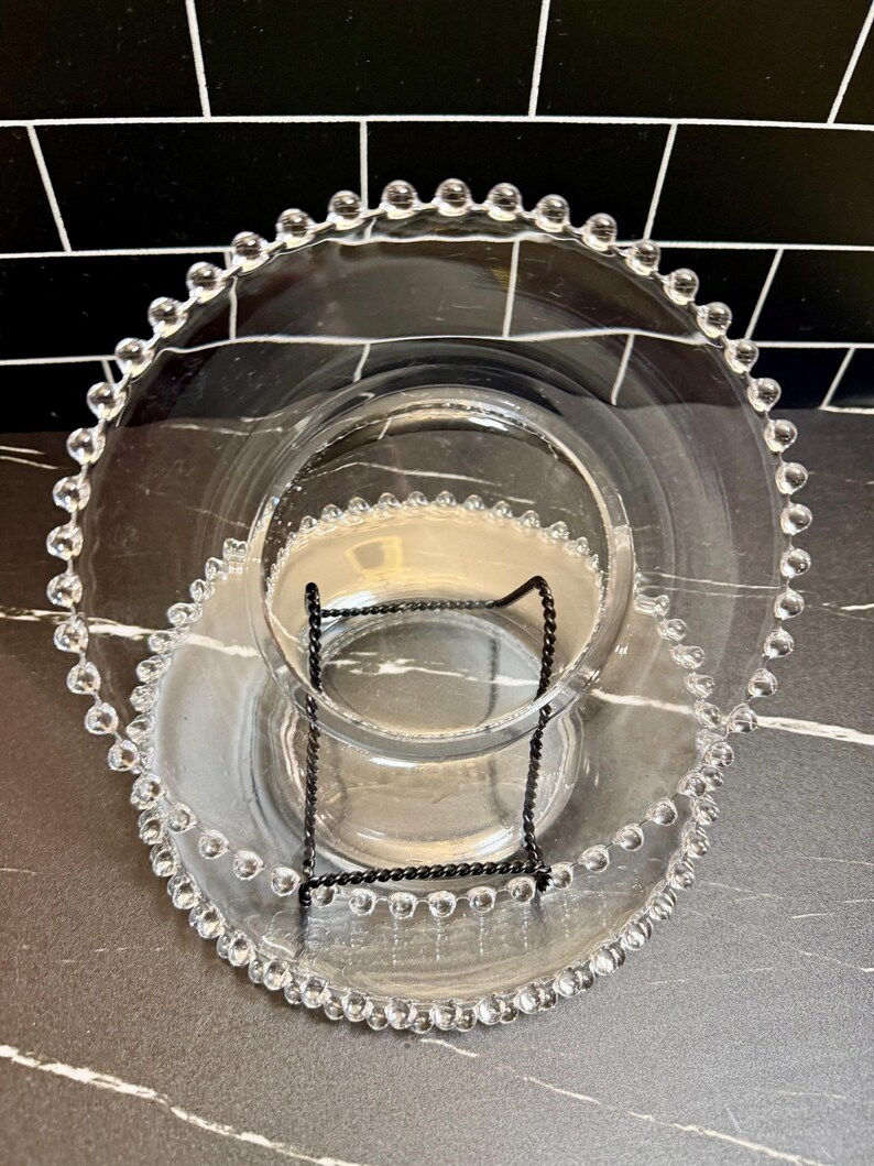 Vintage Imperial Glass Candlewick Salad Plates - Set of 3 - Etsy