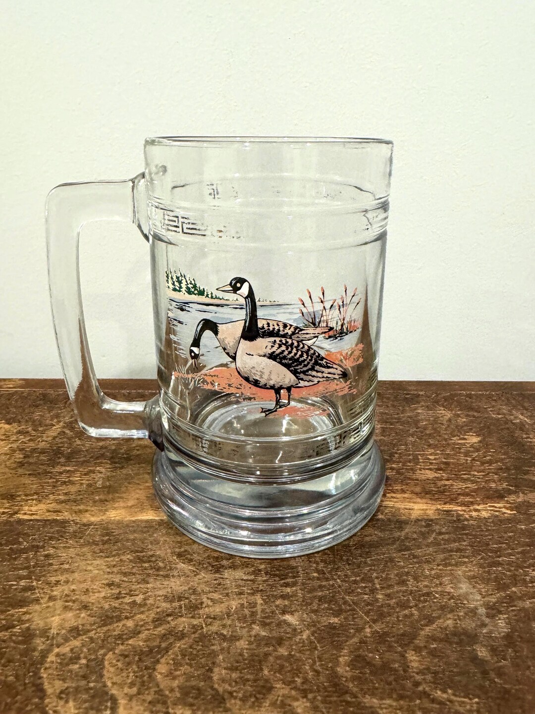 Vintage Princess House Colonial Geese Gamebirds Glass Beer Stein - Etsy