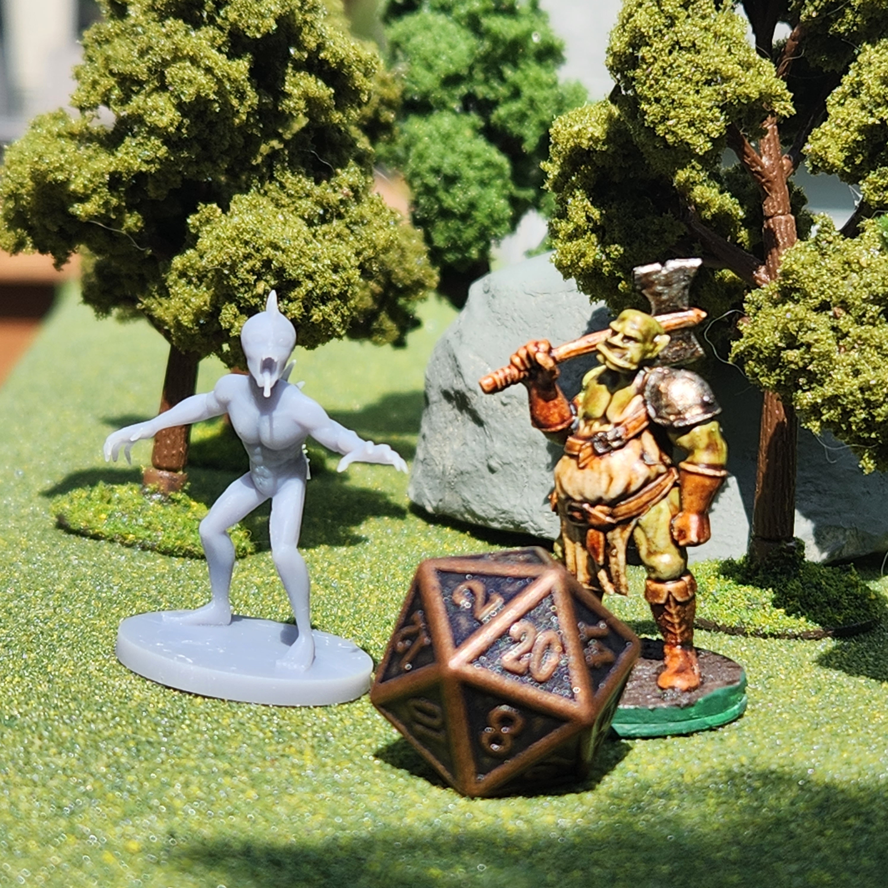 Chupacabra 3D Printed 28mm Tabletop Miniature for Dungeons and Dragons ...