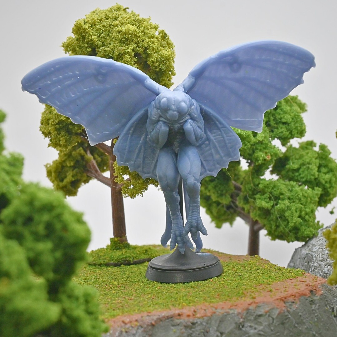 Mothman | 3D Printed Tabletop Miniature for Dungeons and Dragons or ...
