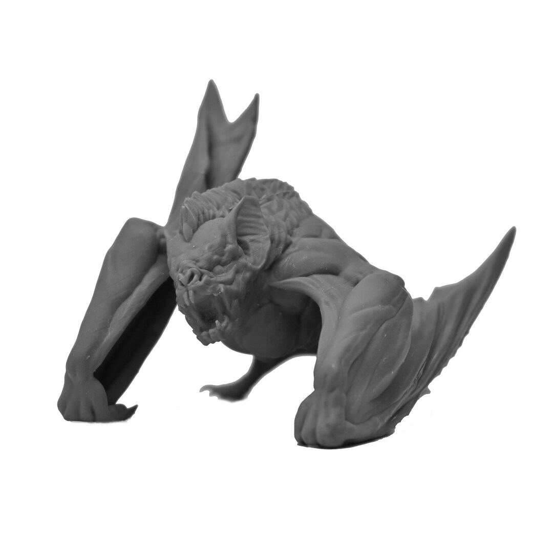 Dire Bat | 3D Printed Tabletop Miniature for Dungeons and Dragons or ...