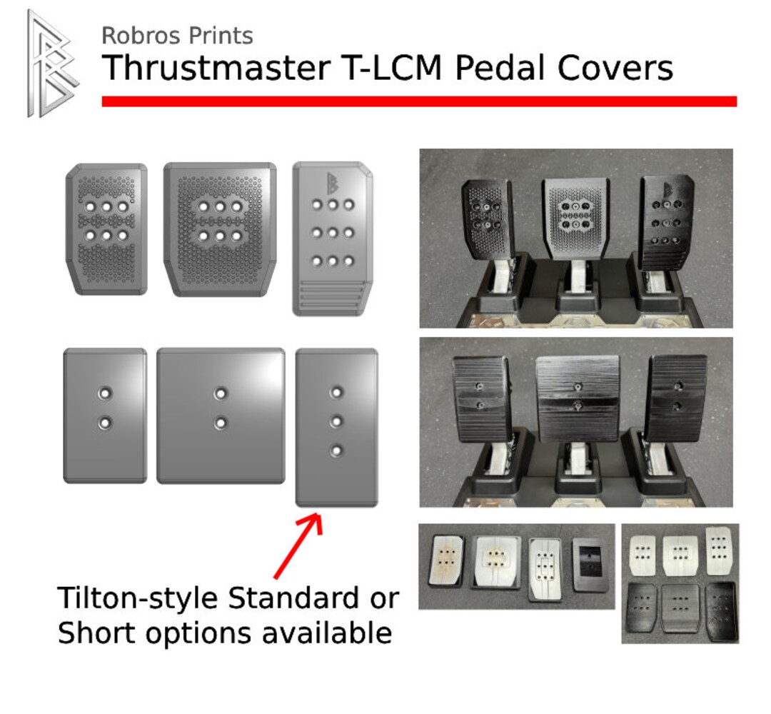 Thrustmaster T-LCM Pedal Plate Covers - Etsy