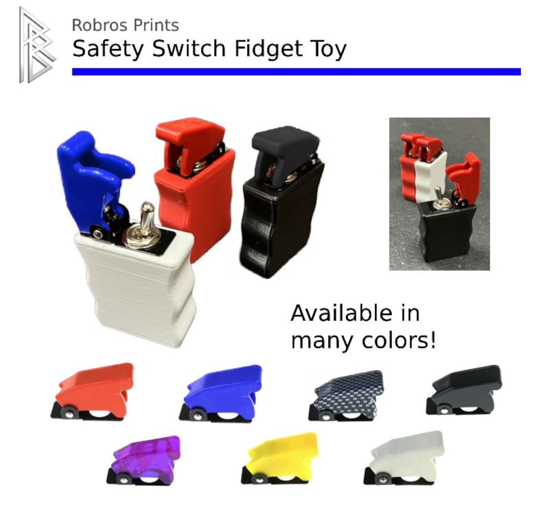 Safety Toggle Switch Fidget Toy - Etsy
