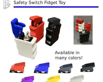 Mini Toggle Button Fidget Toy - 3D Printed - Etsy