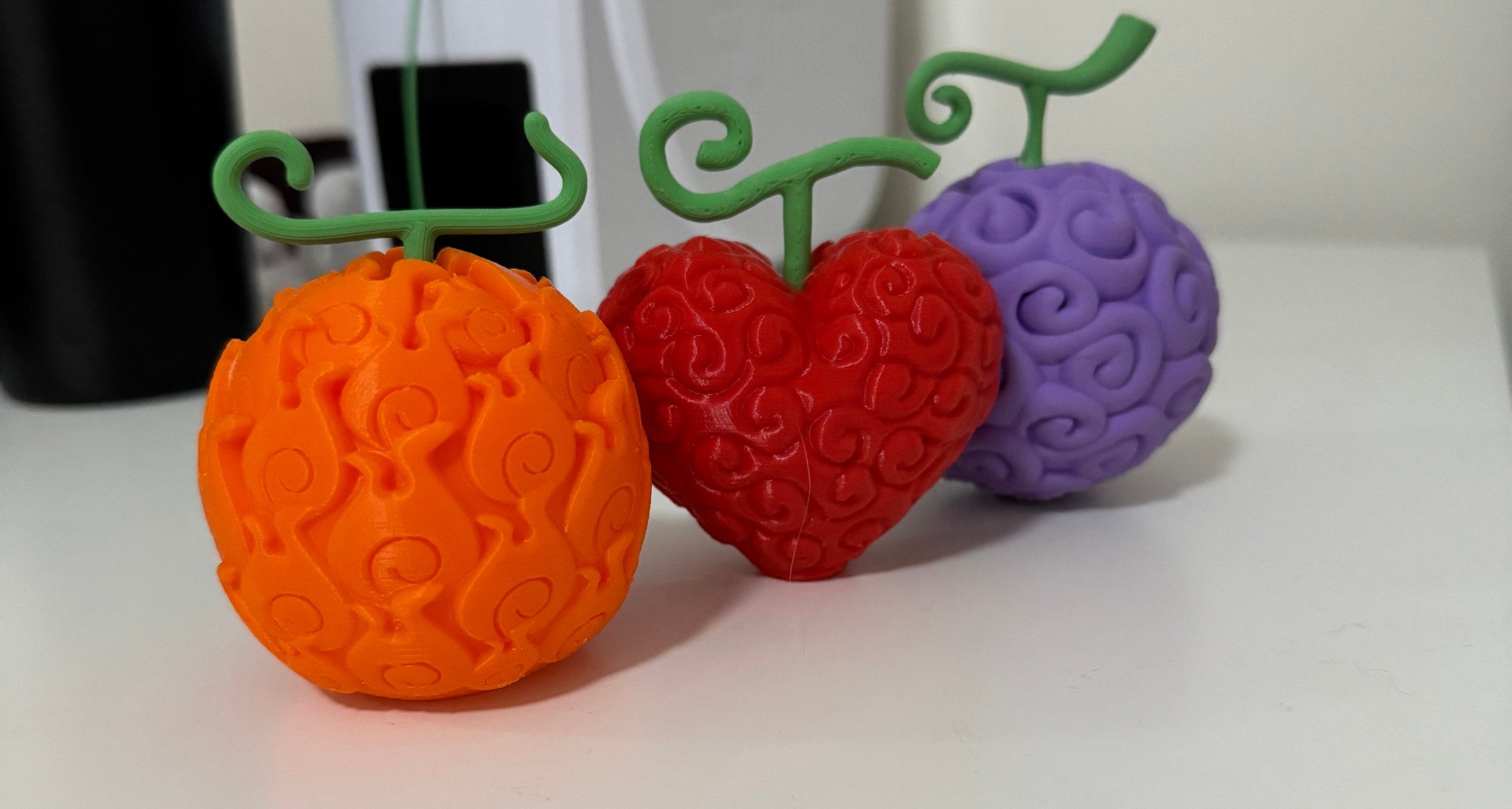 One Piece Devil Fruit Trio - Etsy