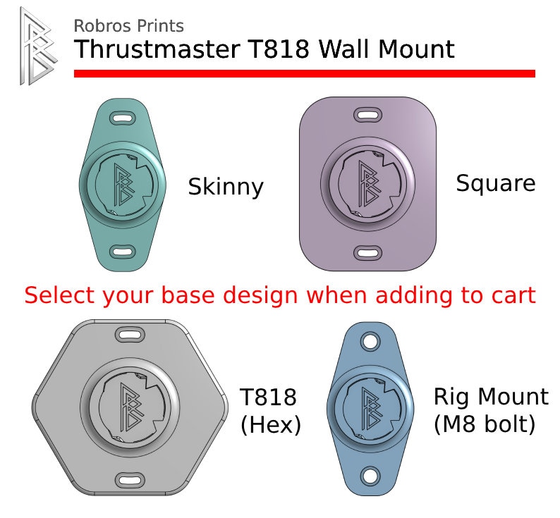 Thrustmaster T818 T598 Sim Wheel Wall / Rig Mount - Etsy