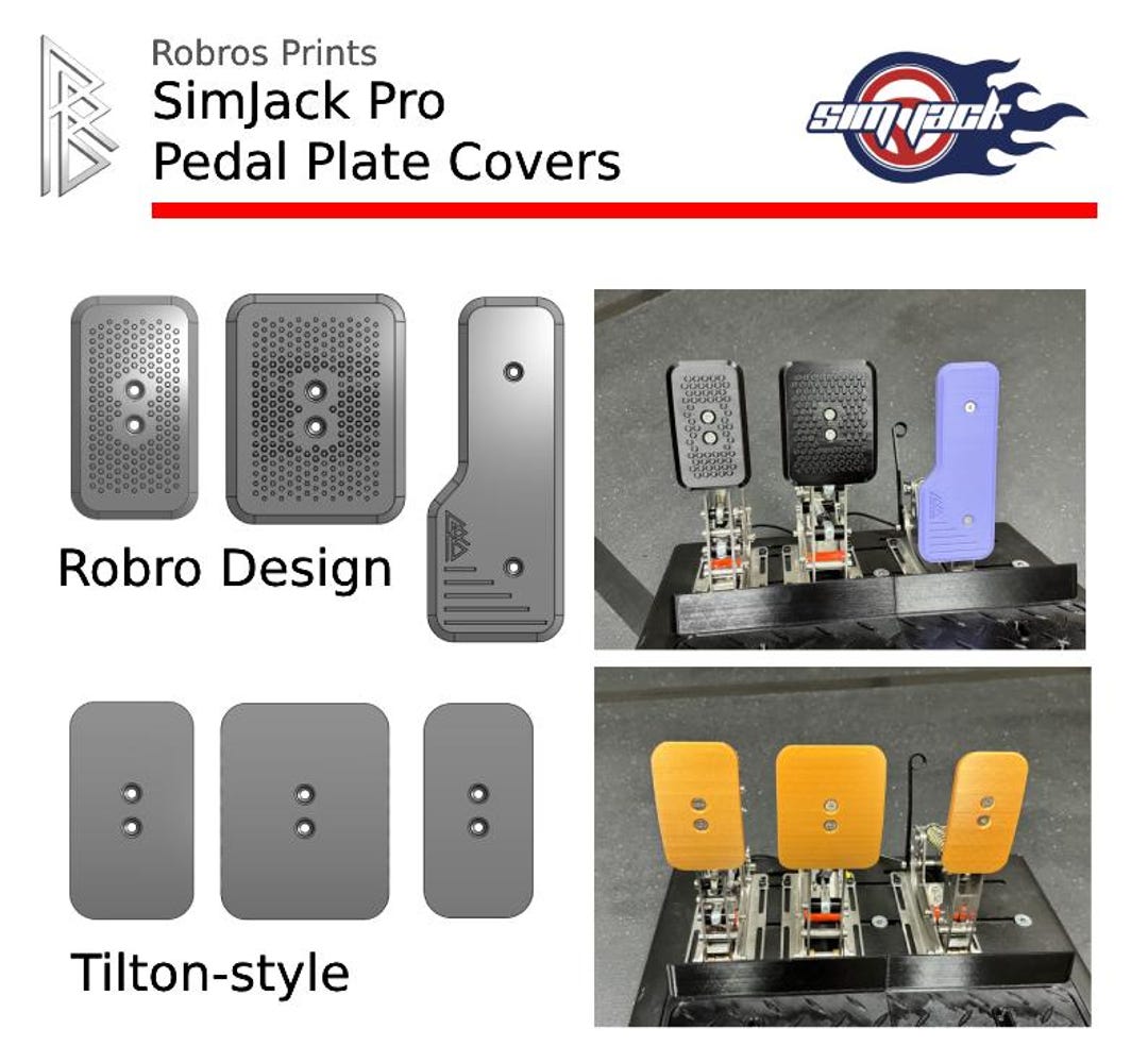 Simjack Pro Pedal Plate Covers - Etsy