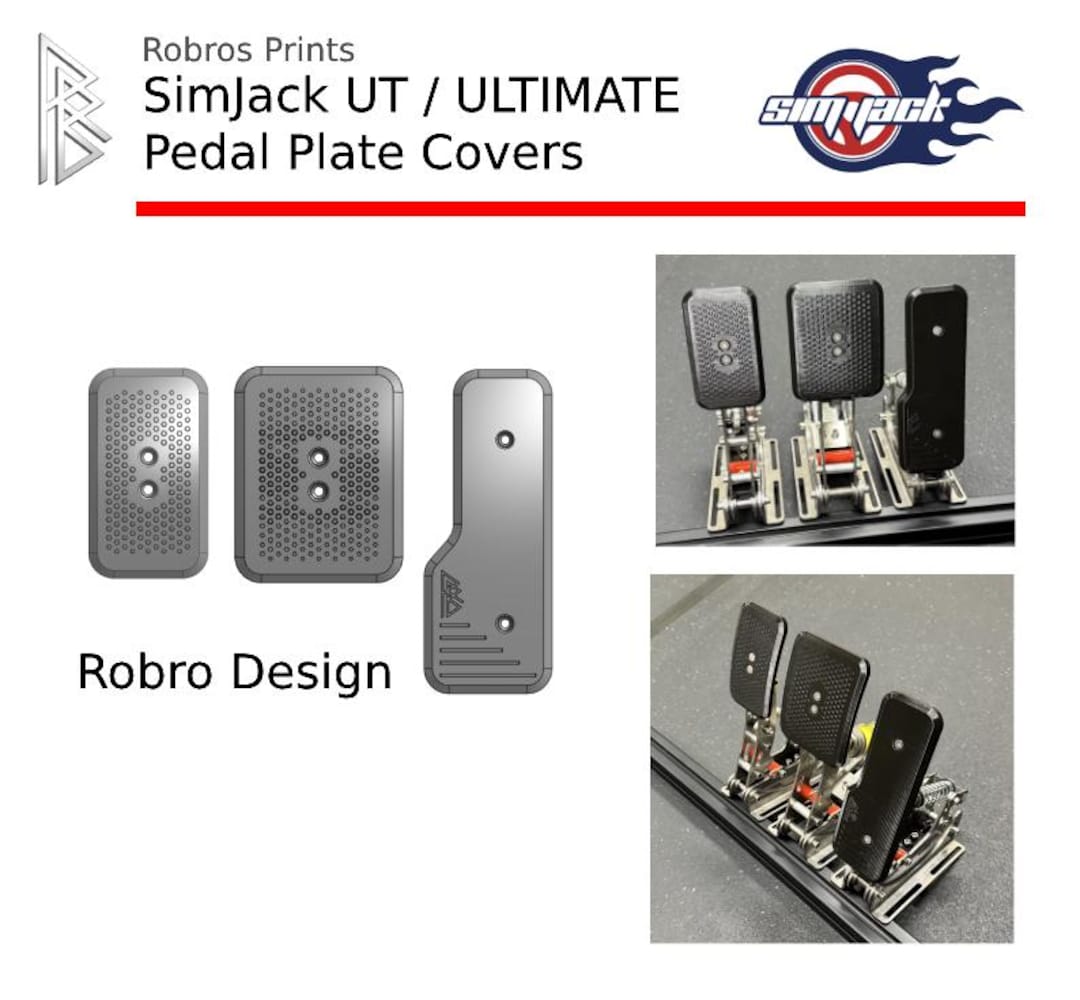 Simjack UT / ULTIMATE Pedal Plate Covers - Etsy