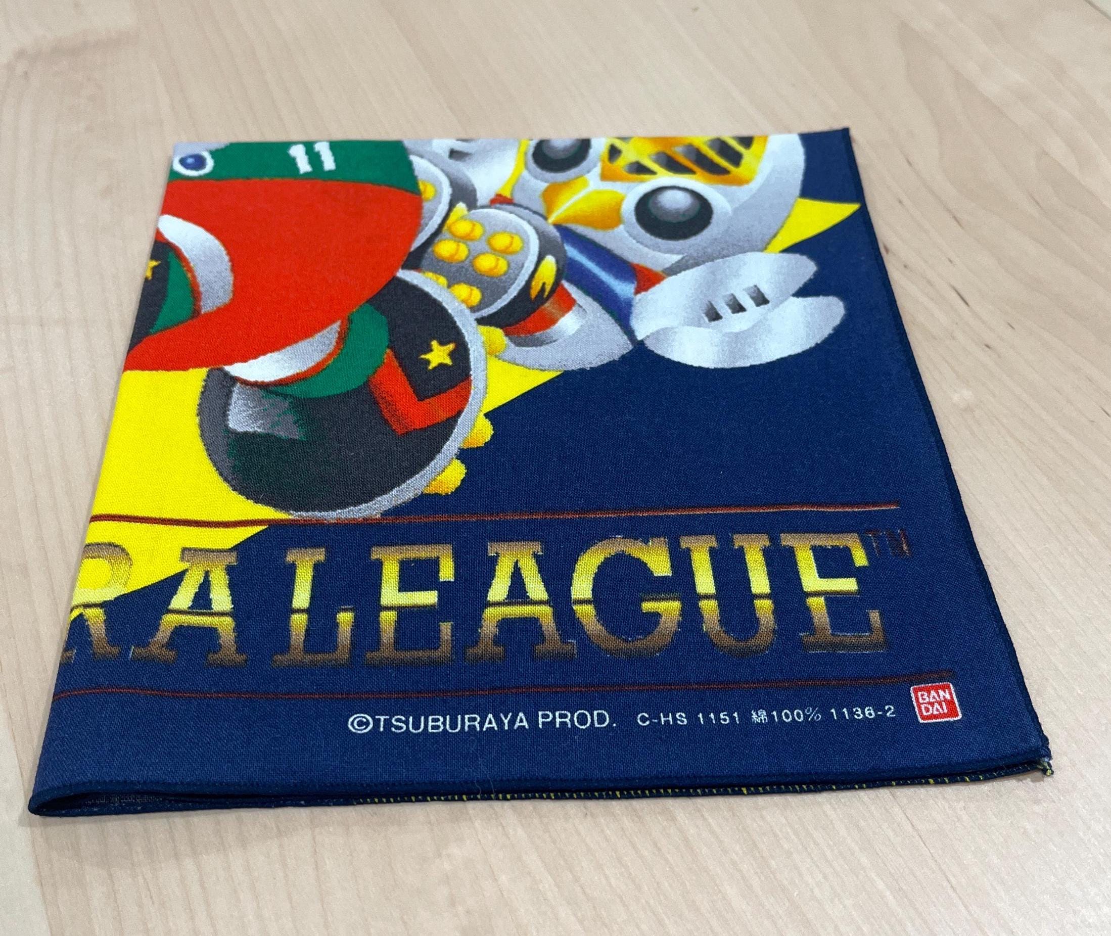 Ultraman Handkerchief Ultraman Ultra League Japan Soccer Video Game 90s ...