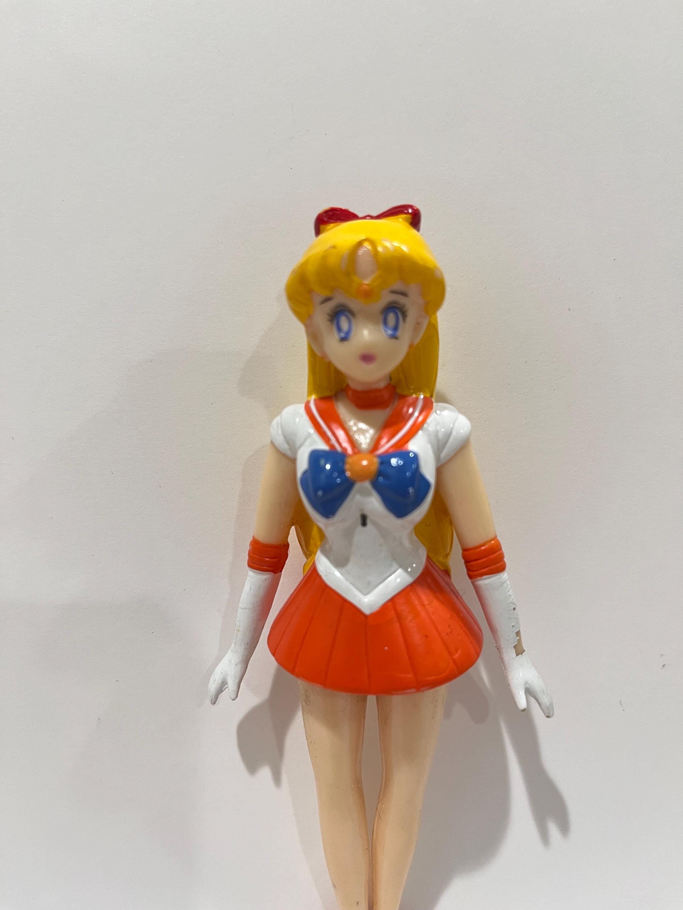 Bandai Vintage 1993 Sailor Moon Figures 5 Anime Venus Japanese Toy Rare ...