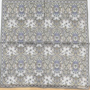 LANCETTI Vintage Handkerchief Scarf Floral Paisley Women Cotton Square ...