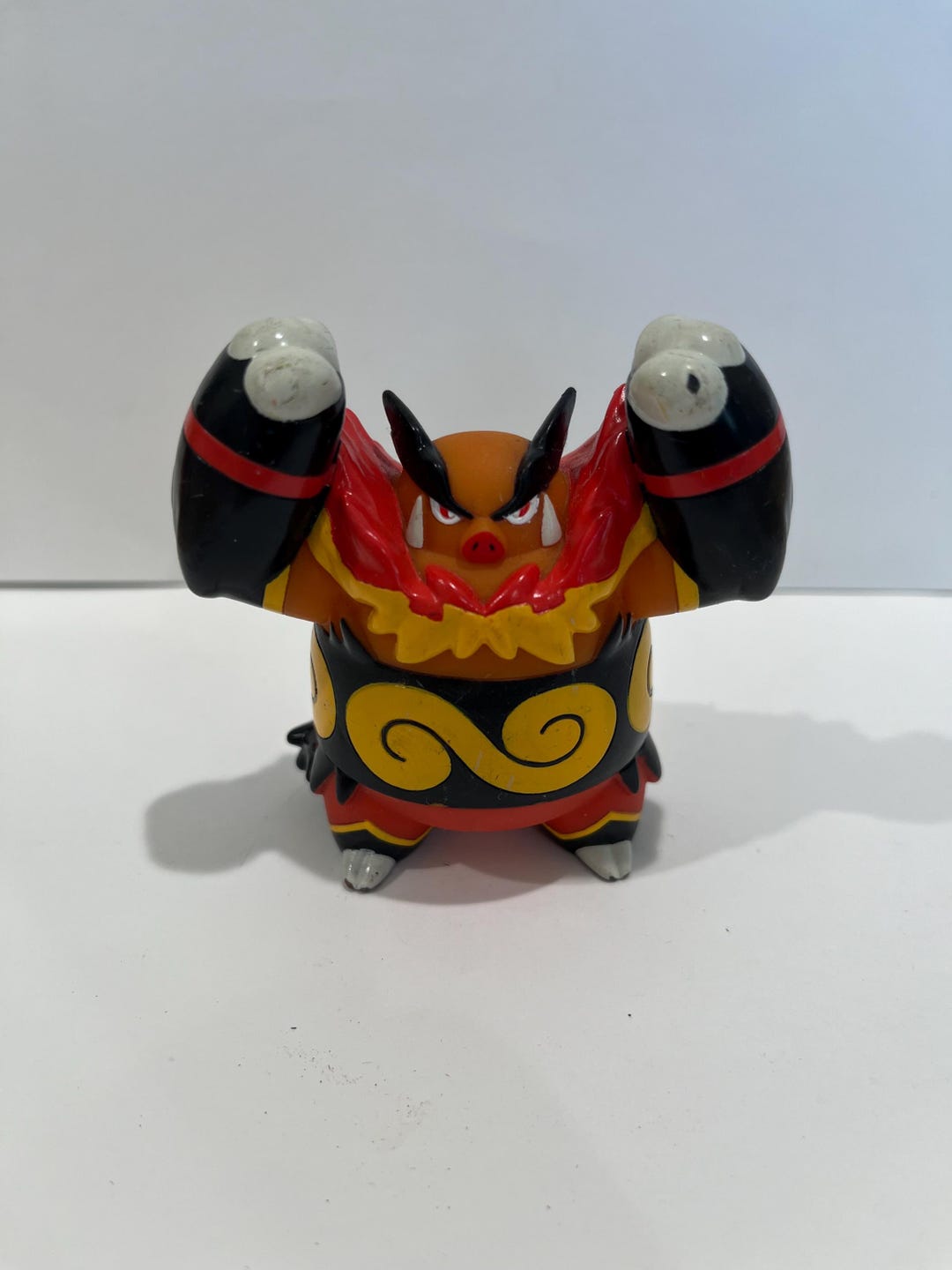 Pokemon Emboar Poket Monster Collection Sofubi PVC Figure 2010 Nintendo ...