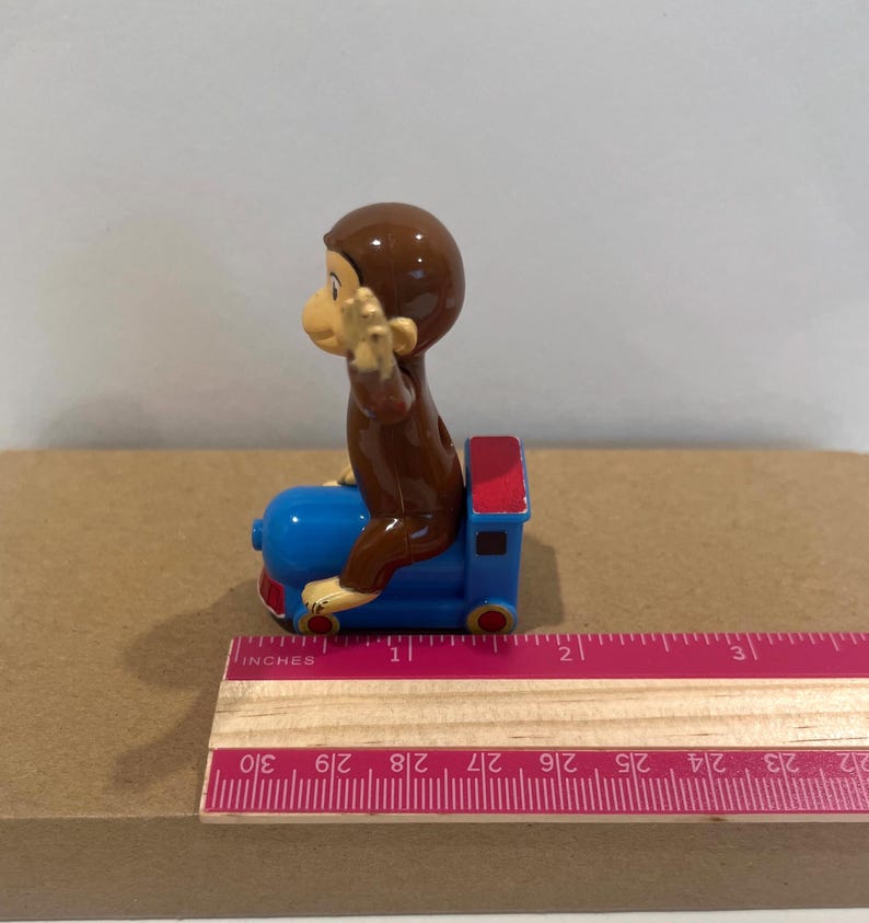 Curious George Monkey Curious George Ride the Train Toy Collectible ...