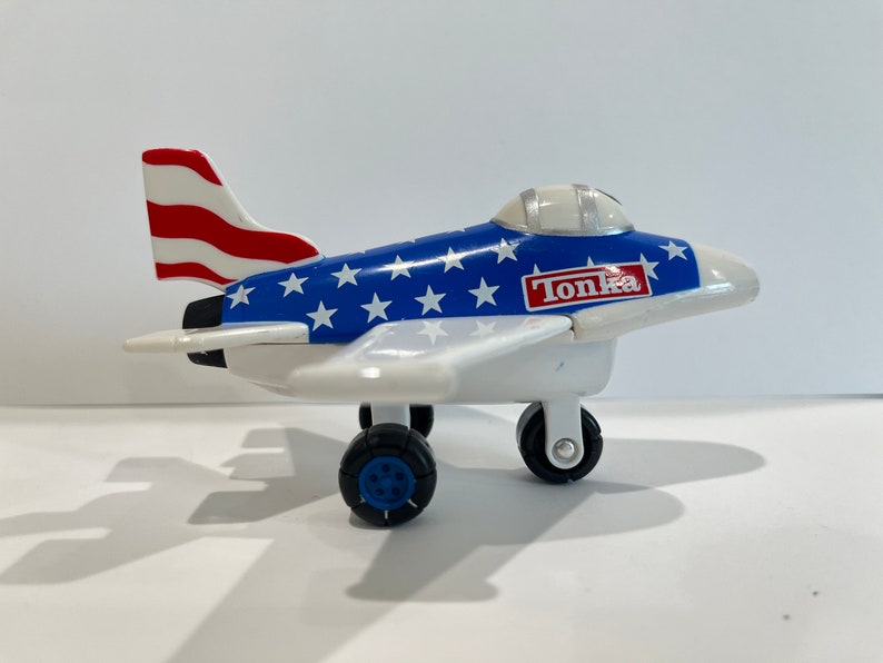 Tonka Maisto Lil Chuck USA Flag Jet Plane Airplane Red, White &blue ...