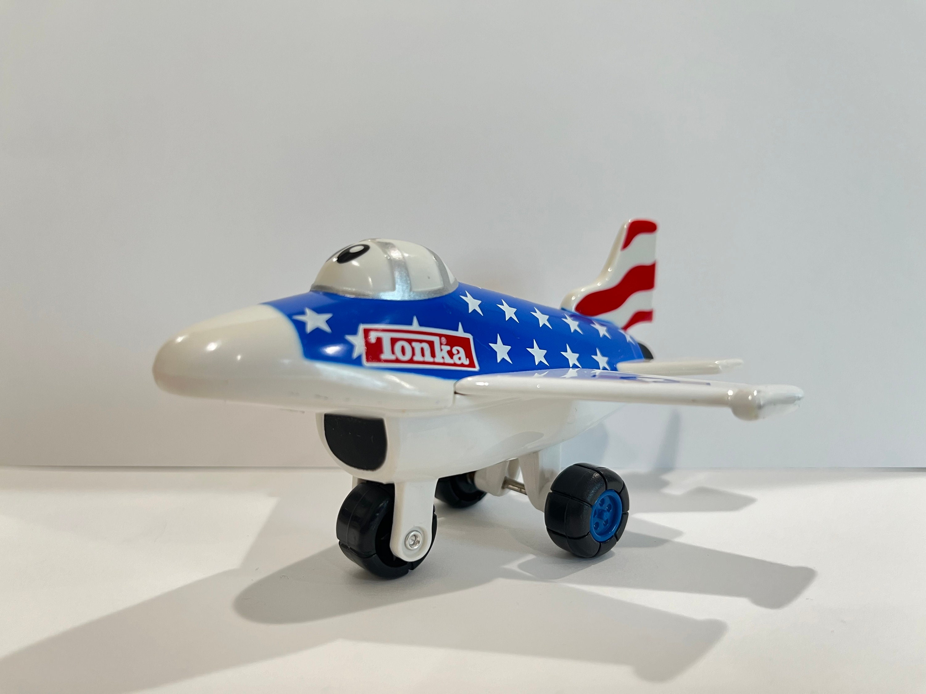 Tonka Maisto Lil Chuck USA Flag Jet Plane Airplane Red, White &blue ...