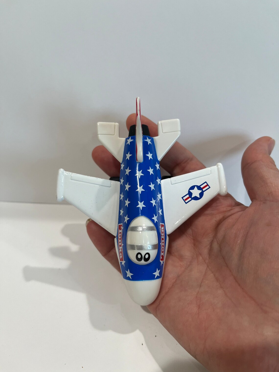 Tonka Maisto Lil Chuck USA Flag Jet Plane Airplane Red, White &blue ...