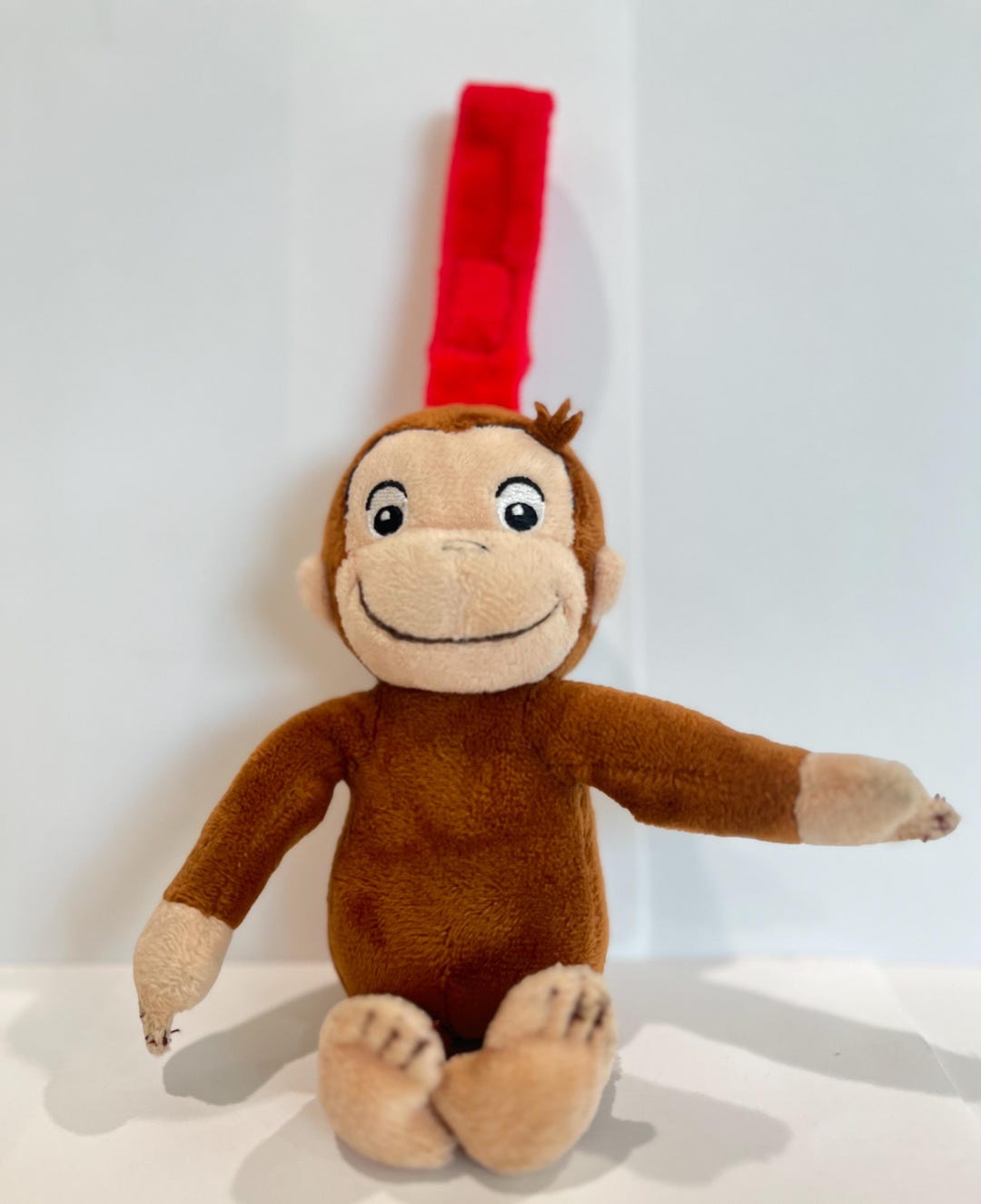 CURIOUS GEORGE Monkey Chimpanzee Plush Doll Vtg Stuffed Animal Toy 7 ...