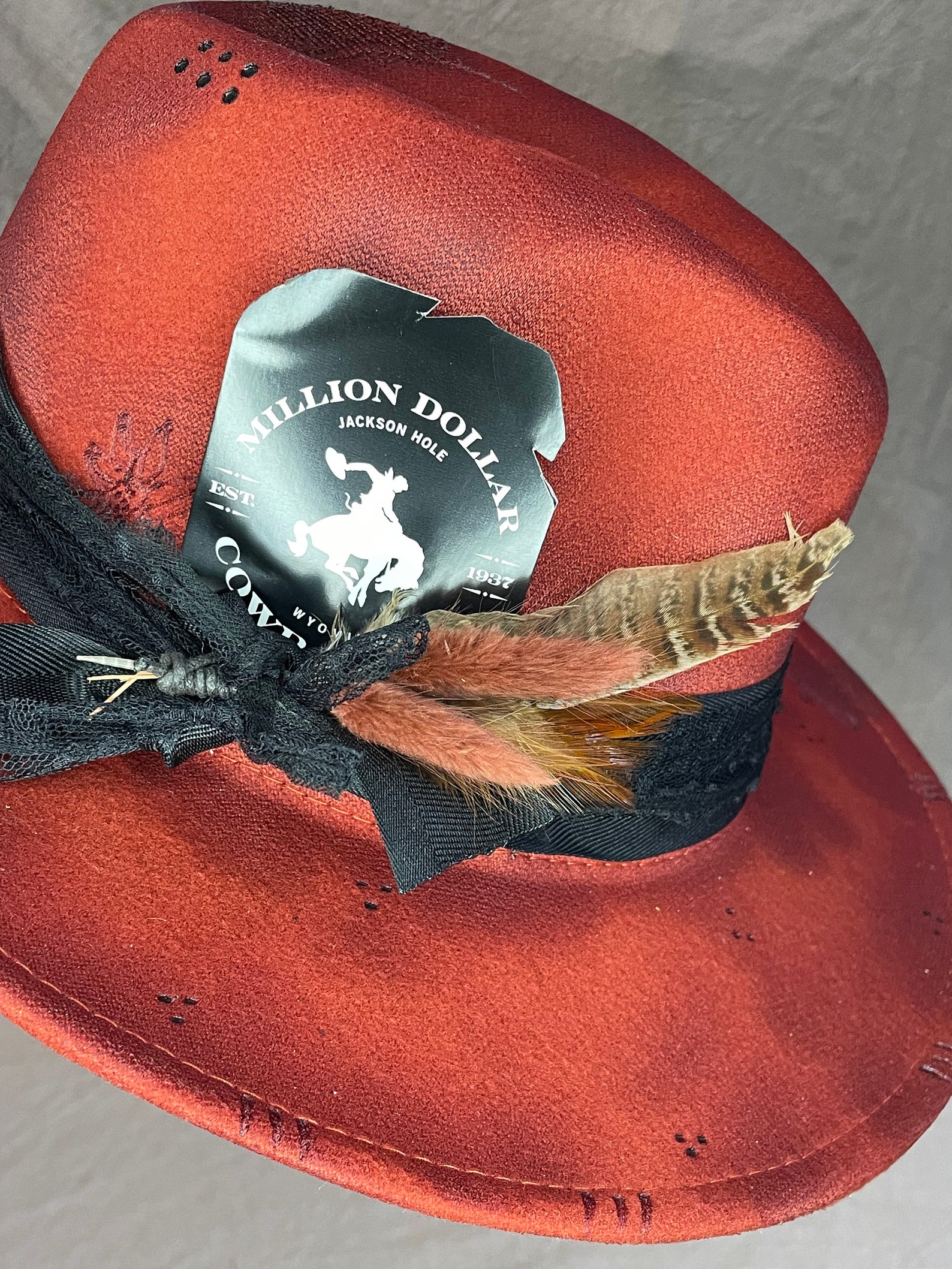 Terrocata Cowboy Bar Fedora - Etsy