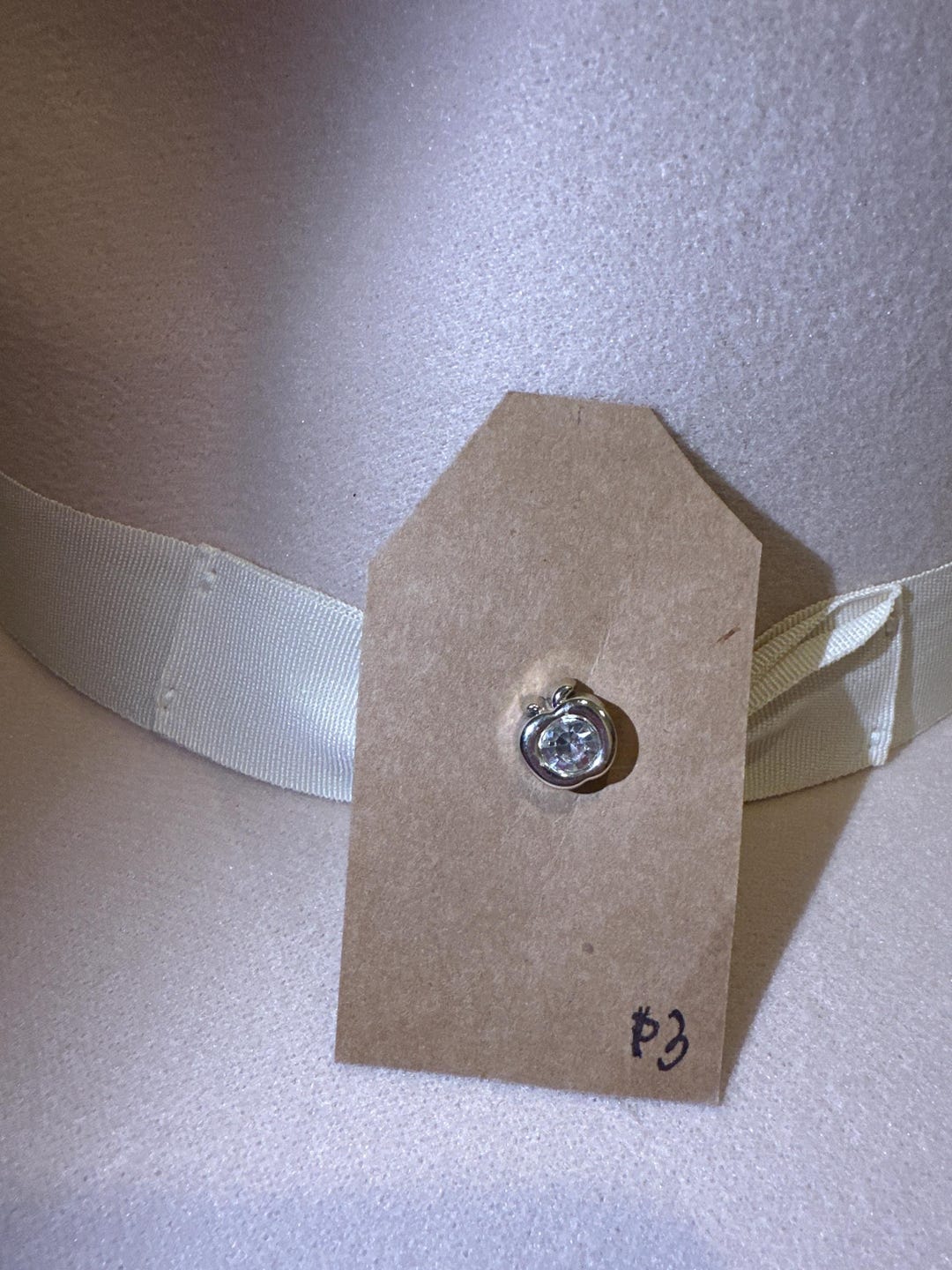 Silver Rhinestone Apple - Etsy