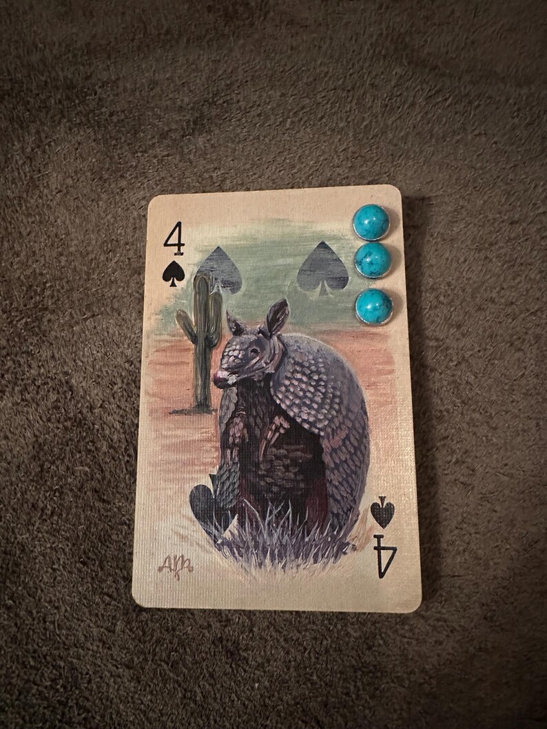 Playing Cards With Stones - Etsy