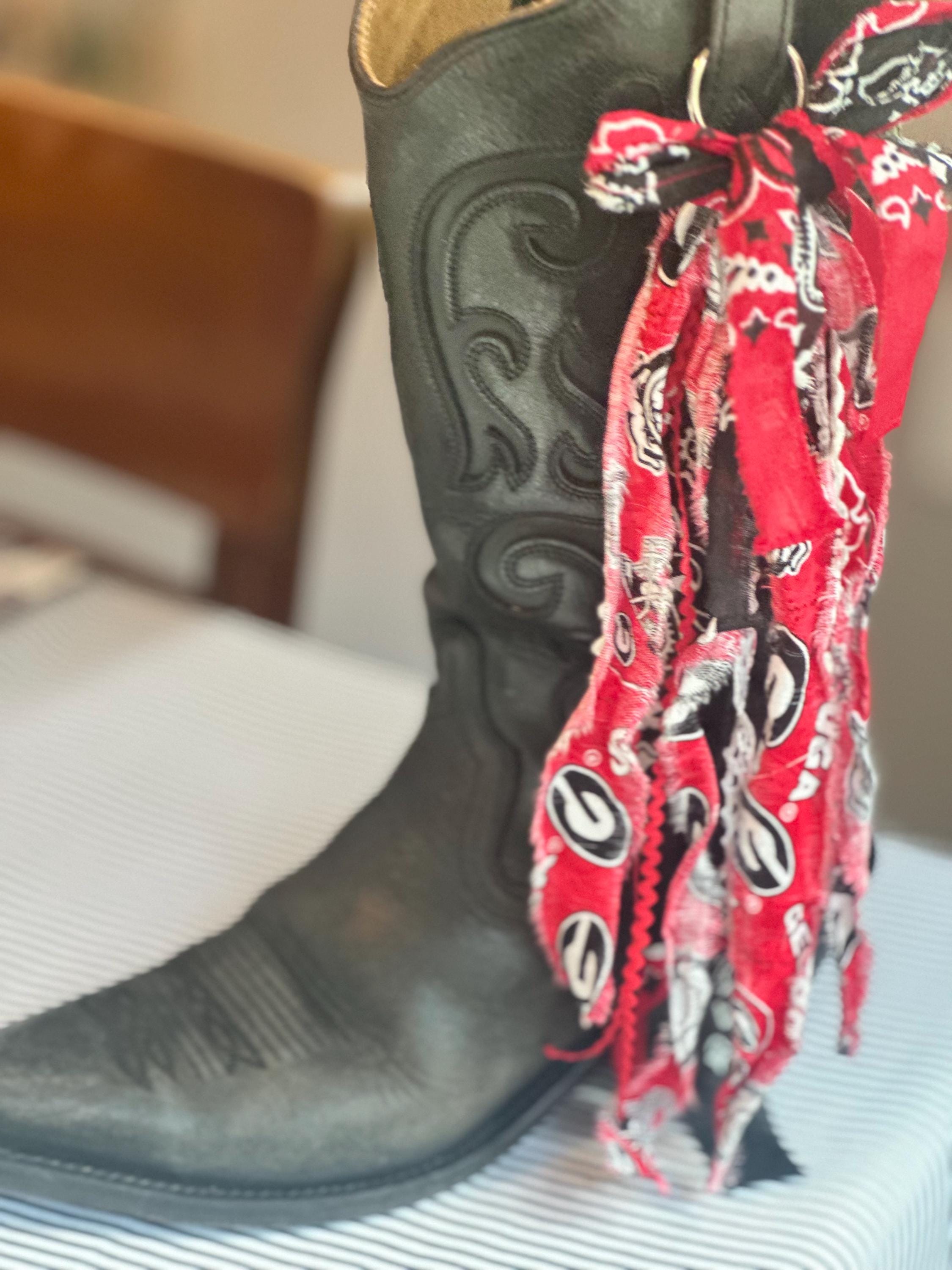 Boot Ribbons: Game Day Western Style - Etsy