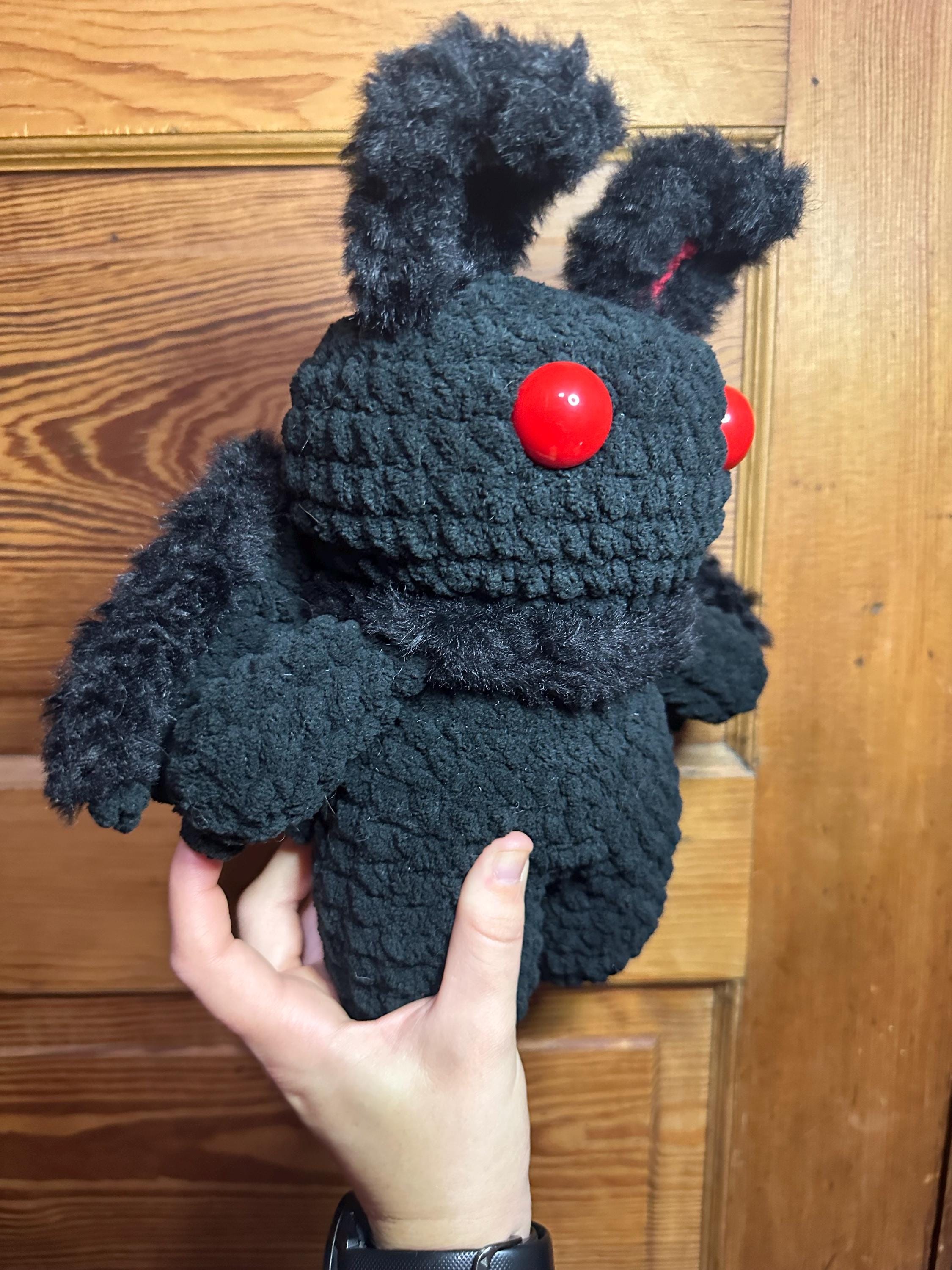 Mothman Crochet Plushie | Cryptid Crochet Plushie | Mythical Crochet ...