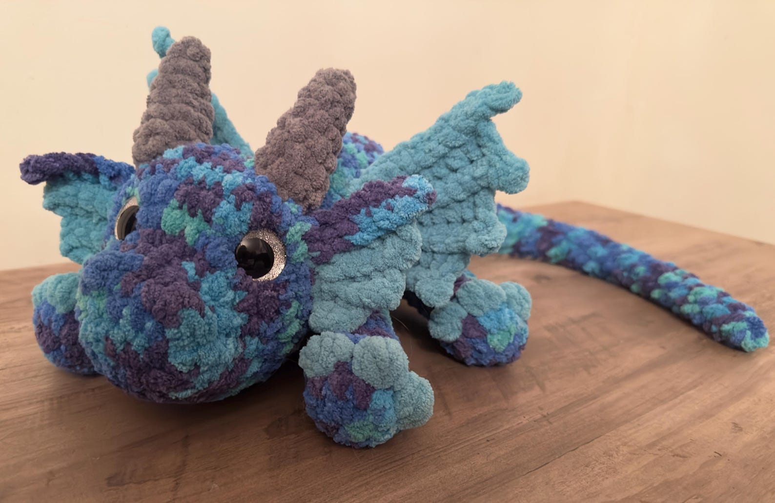 Snuggle Dragon Plushie | Dragon Crochet Plushie | Dragon Crochet ...