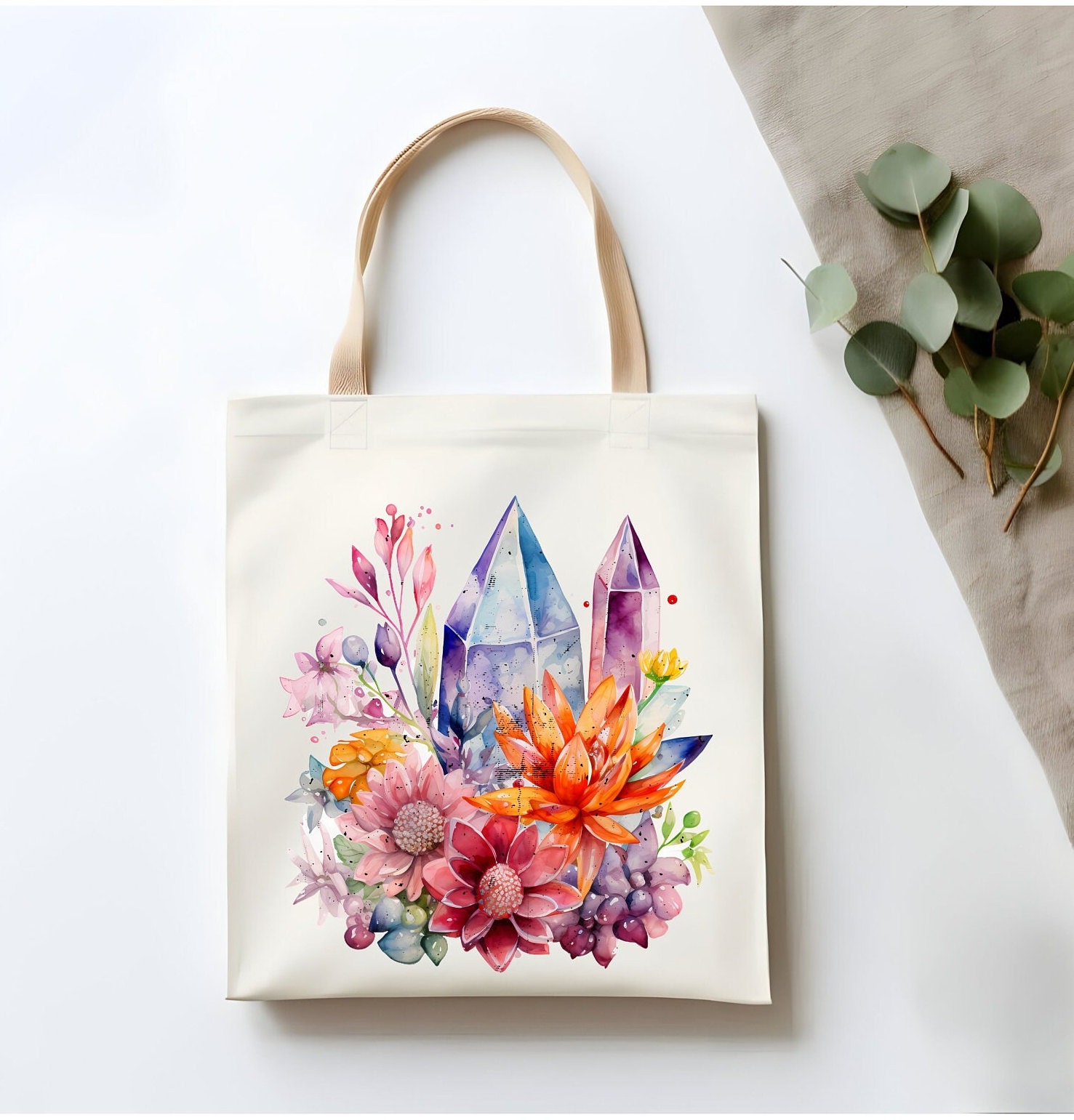 Crystal Flower Svg, Colorful Floral Svg , Witchcraft Svg, Mystical Svg ...