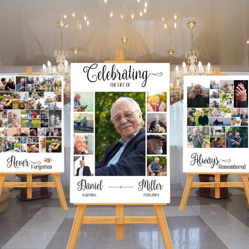 Funeral Memory Board - Etsy