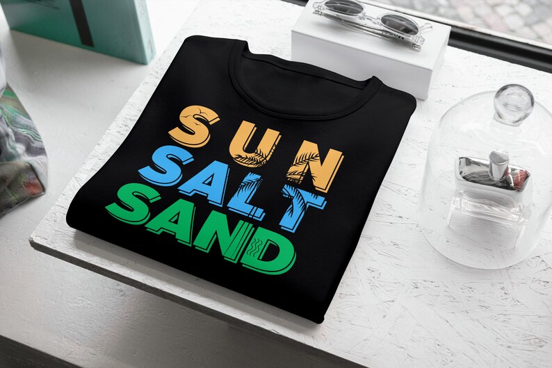 Sun Salt Sand PNG, Summer PNG, Beach, Vacation PNG, Silhouette, Summer ...