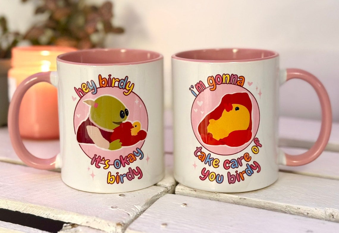 Nanalan It's Okay Birdy Mug, Nanalan Hey Birdy Mug, Mona Mug, Nanalan ...