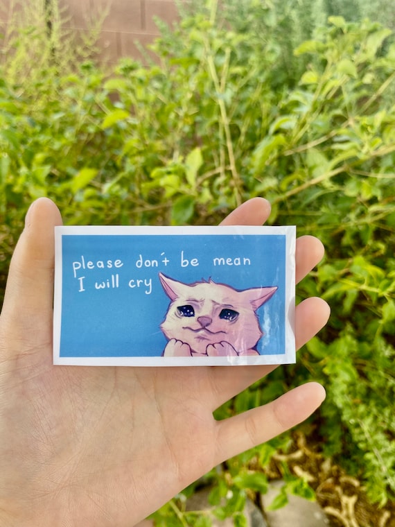 Crying Please Meme