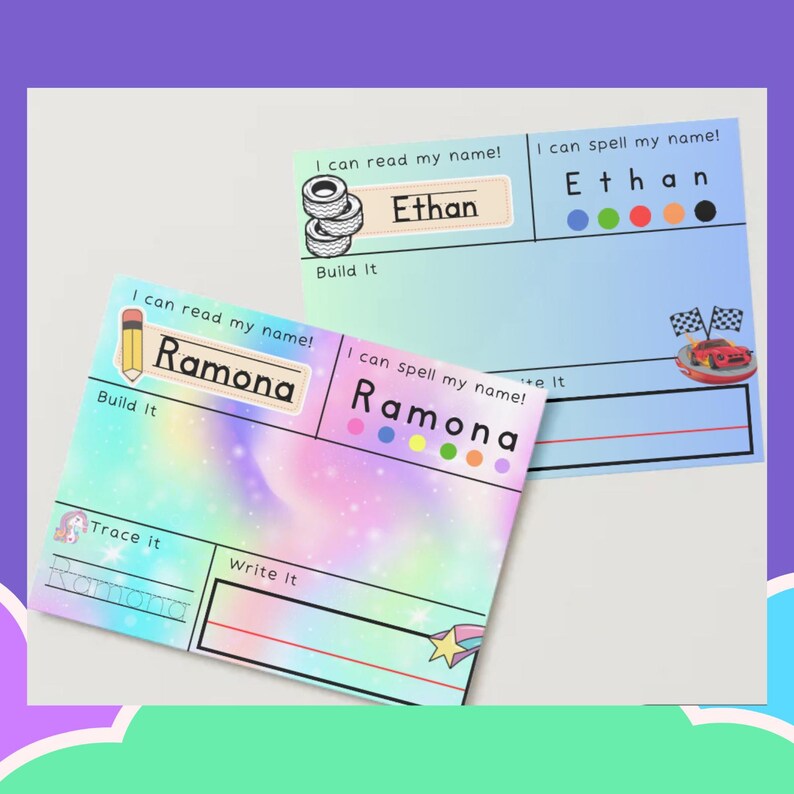 Editable Name Practice Worksheet for Kids | Personalized Name Tracing ...