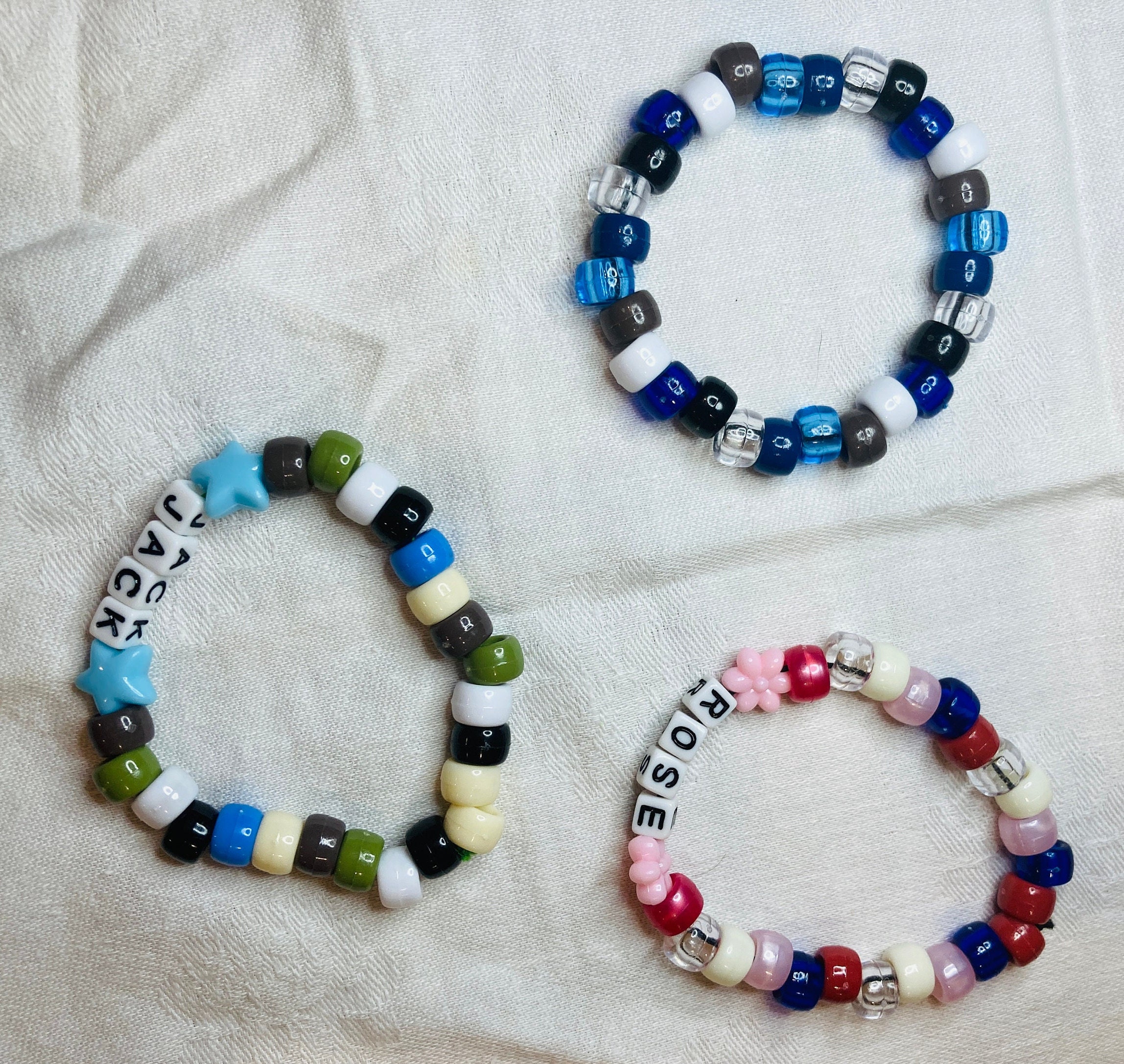 Pony Bead Bracelet Rose and Jack Titanic - Etsy