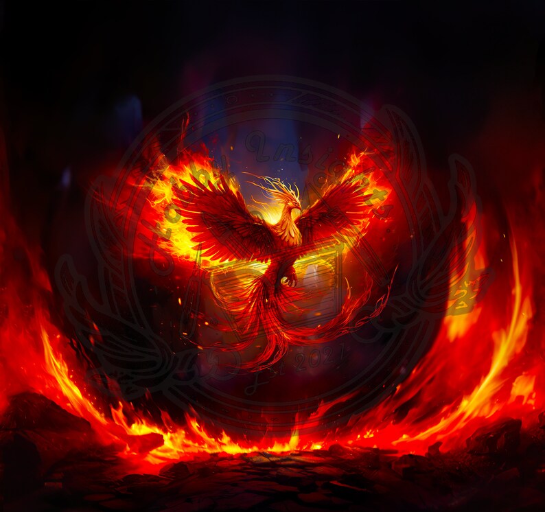 30 Oz Phoenix Rising Tiled Tumbler Wrap - Etsy