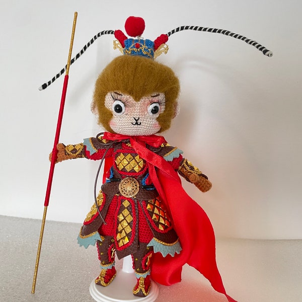 Monkey King Plush - Etsy