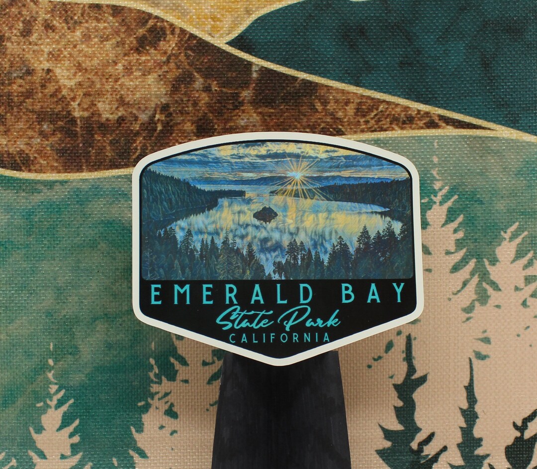 Emerald Bay State Park Sticker 4 5/8 X 3 3/4 - Etsy
